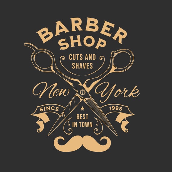 Vintage Barber Logo Vintage Barbershop Logo Inspiration 7522719 Vector