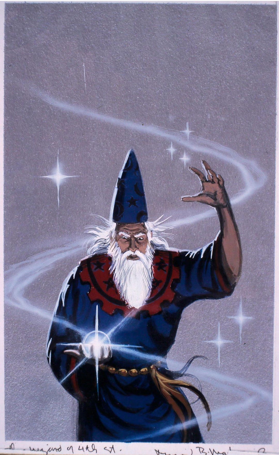 Original Cover Sketch for "the Wizard of 4th St" by Simon Hawke, Art by ...