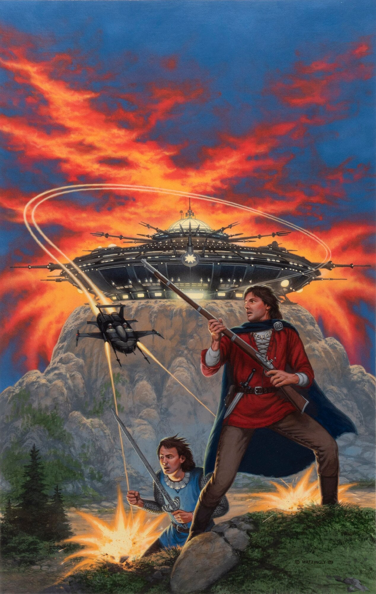 Original Final Cover Art for the Lizard War by John Dalmas - Etsy