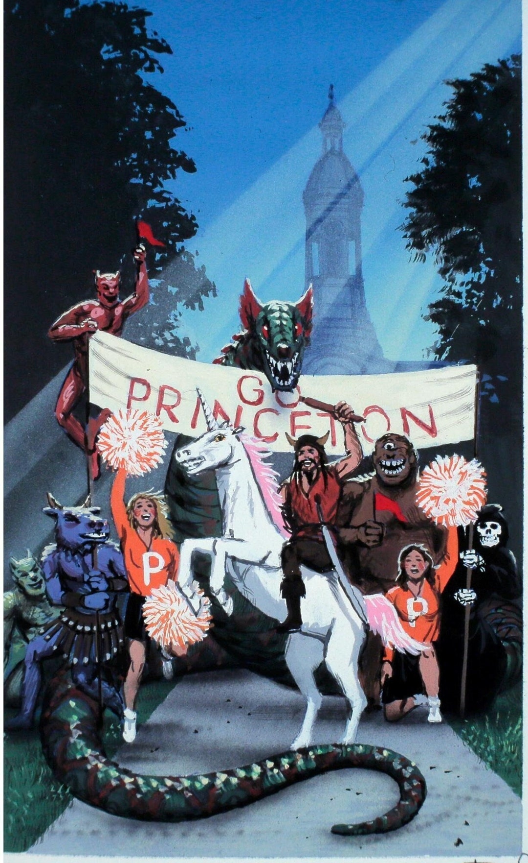 Original Cover Sketch for "harpy High" by Esther Friesner, Art by David ...