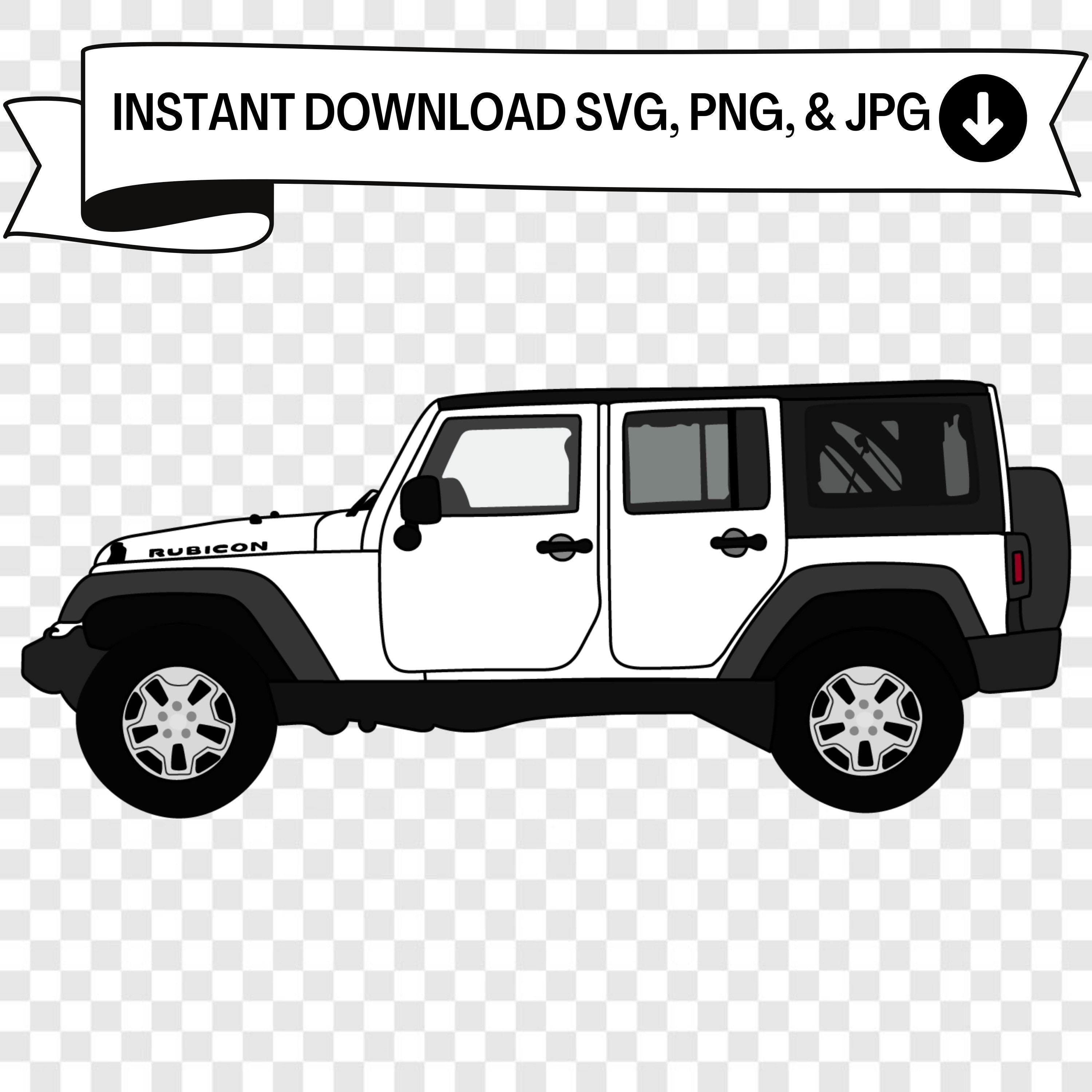 Jeep Rubicon Logo Vector