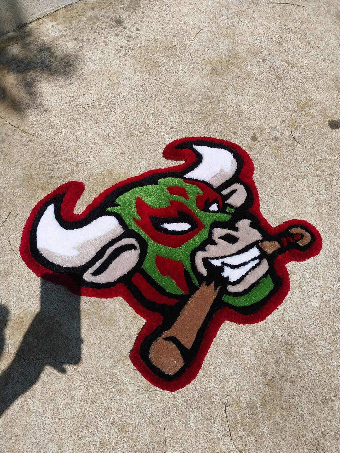 Angry Bull Tufted Rug / %100 HANDMADE - Etsy