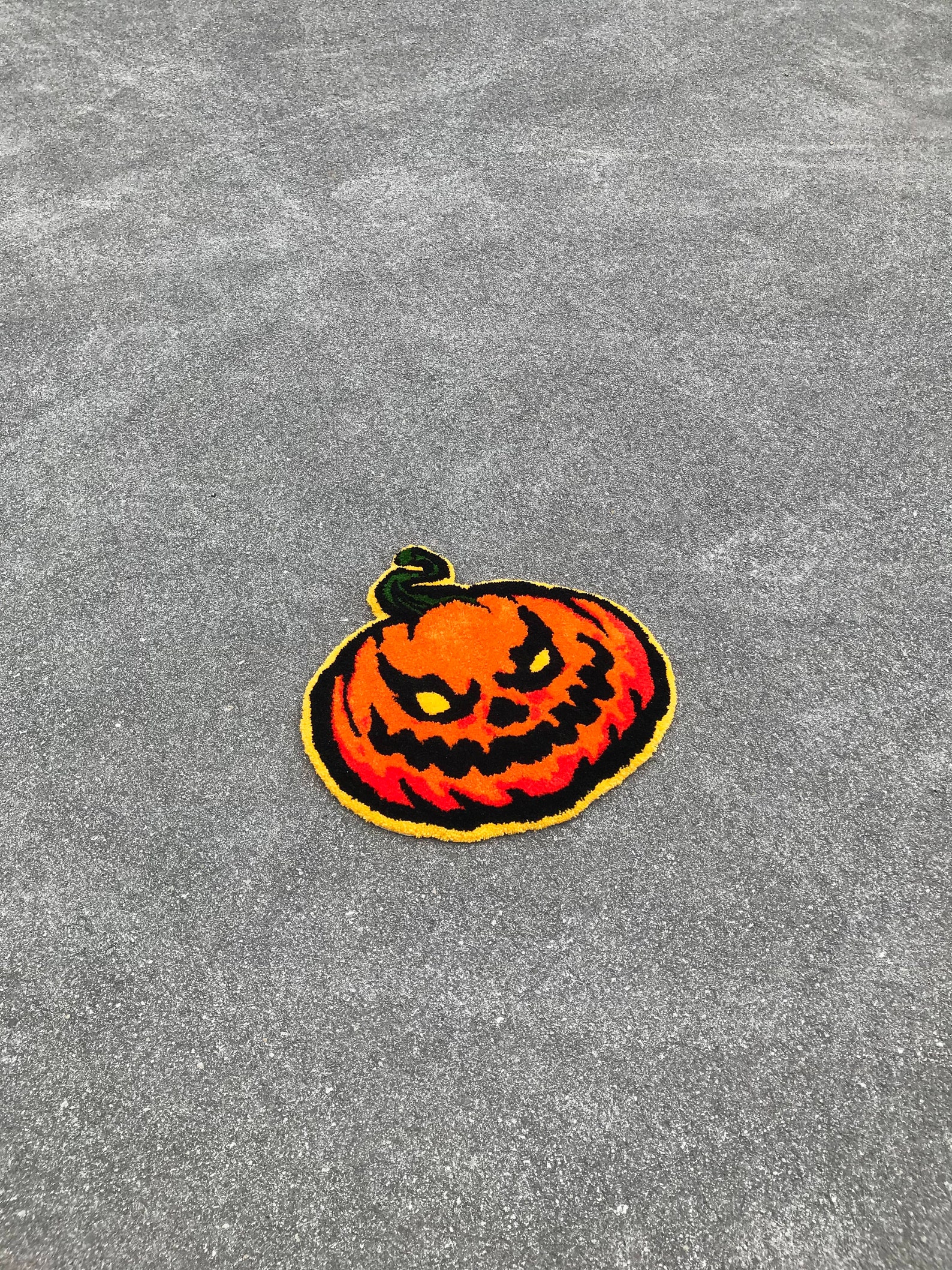 Halloween Pumpkin Fluffy Tufted Rug / %100 HANDMADE - Etsy