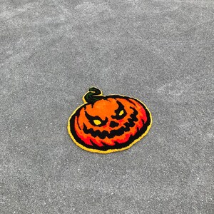 Halloween Pumpkin Fluffy Tufted Rug / %100 HANDMADE - Etsy