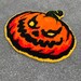 Halloween Pumpkin Fluffy Tufted Rug / %100 HANDMADE - Etsy