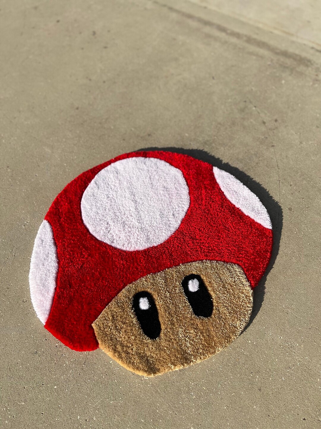 Cute Mushroom Tufted Rug / %100 HANDMADE - Etsy