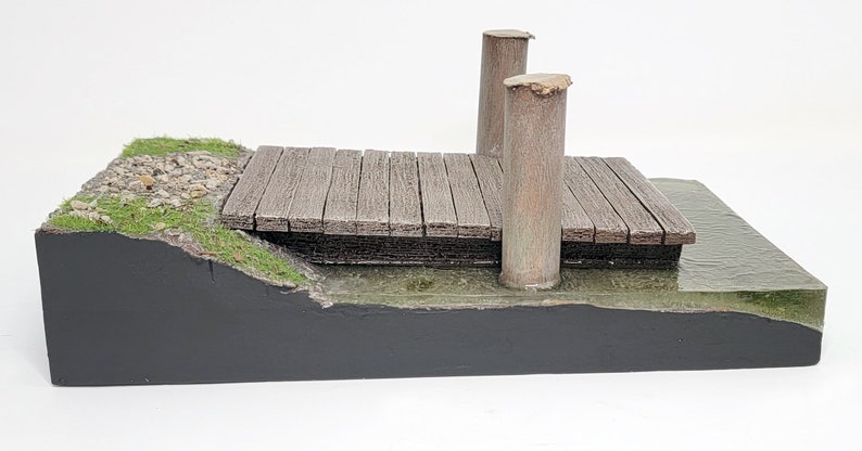 Murky Dock 1:12 Scale Action Figure Diorama - Etsy