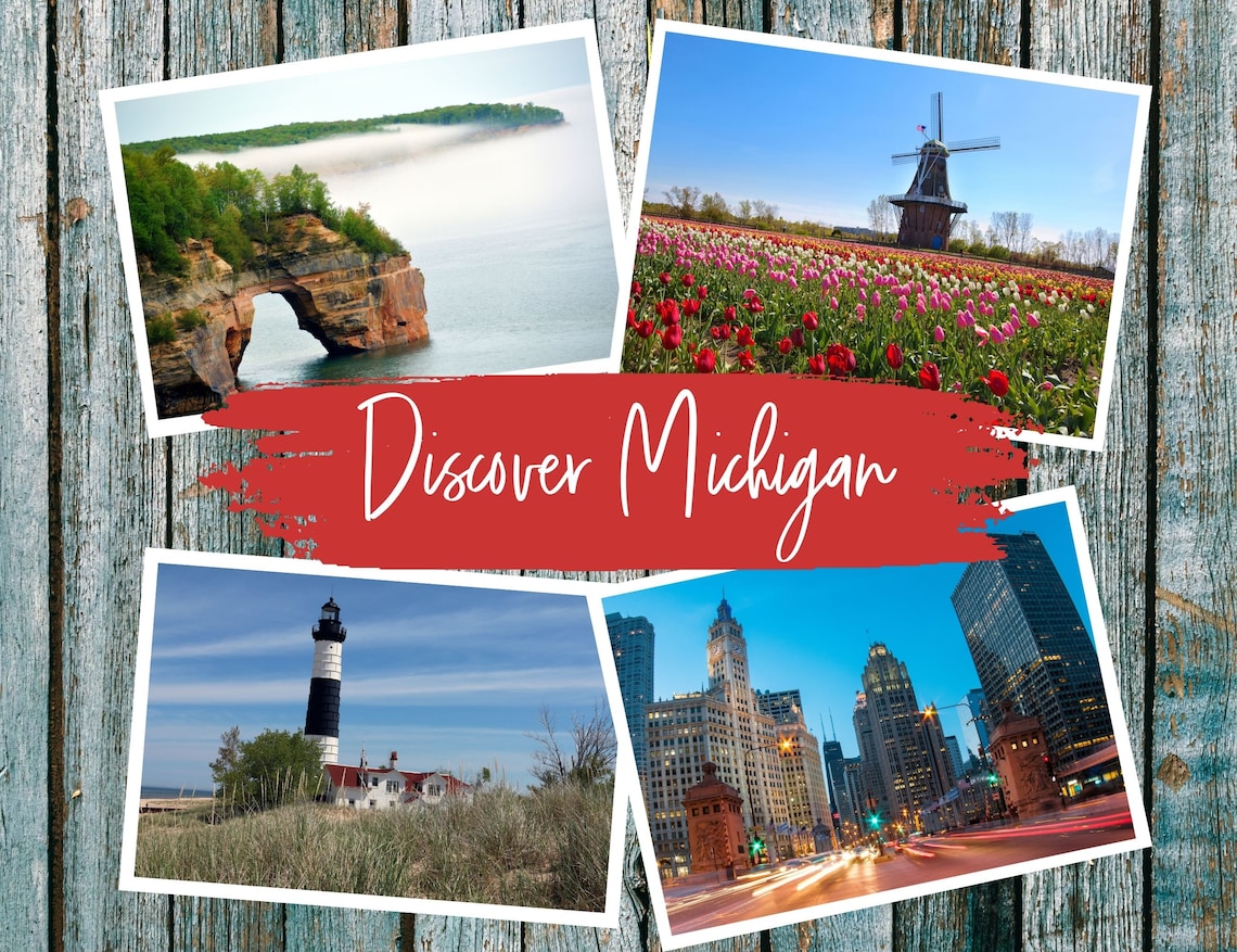 Michigan Bucket List Printable | America's 50 States Travel Planner ...