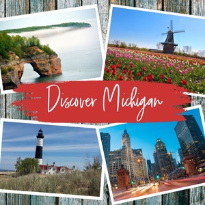 Michigan Bucket List Printable | America's 50 States Travel Planner ...