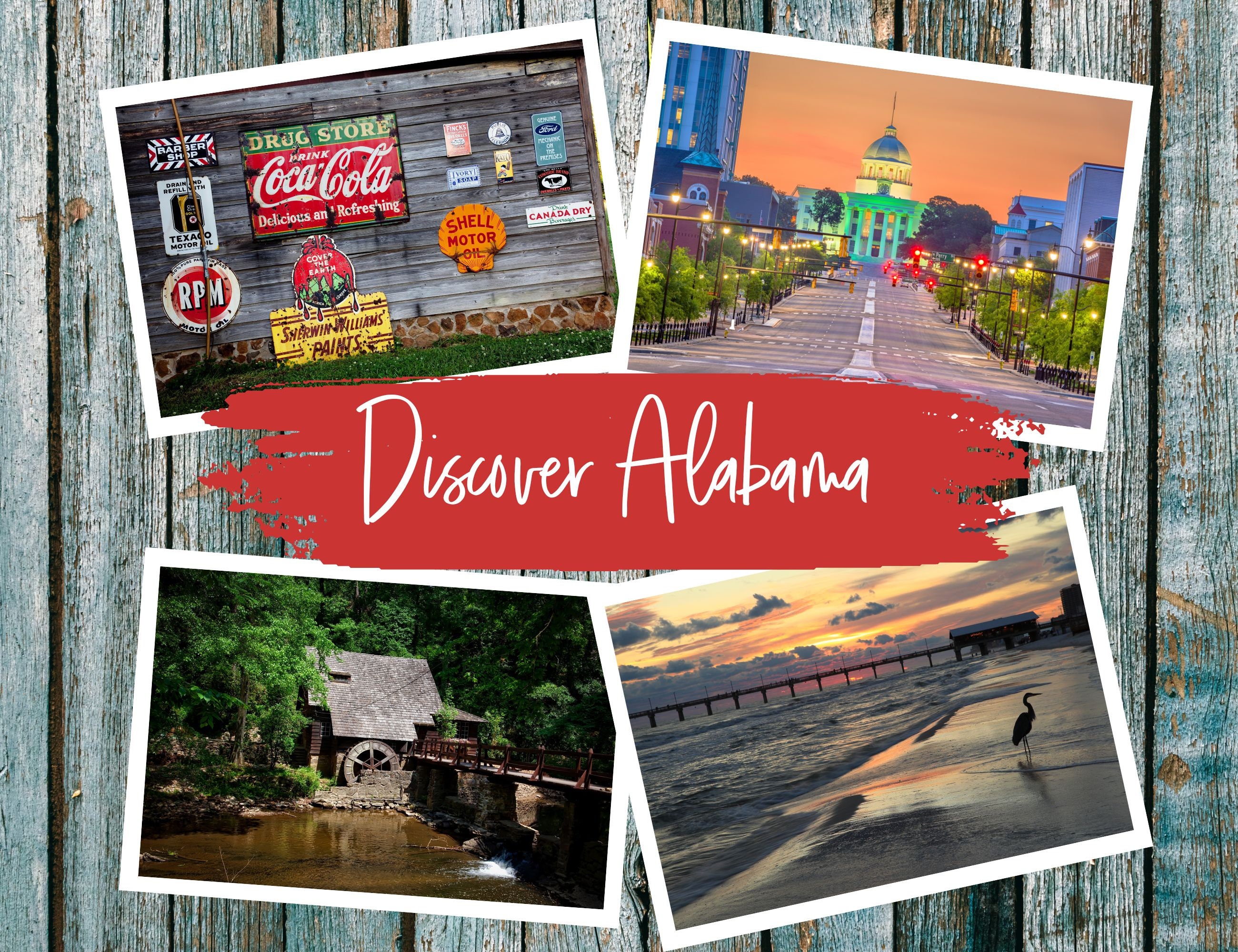 Alabama Bucket List Printable | America's 50 States Travel Planner ...