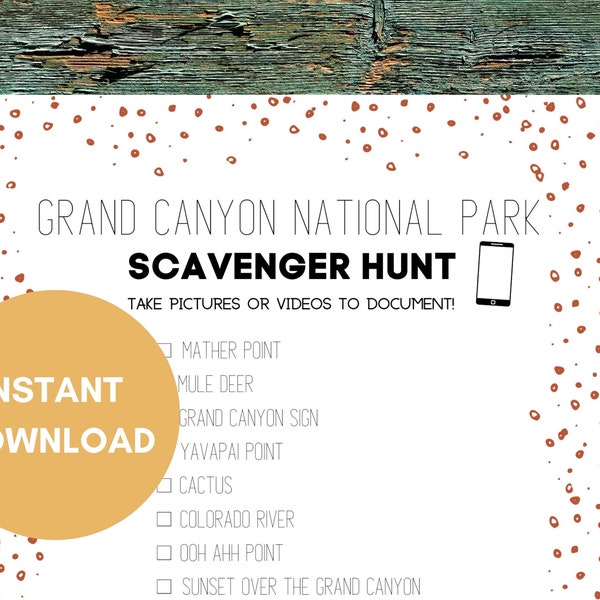 Nature Scavenger Hunt - Etsy