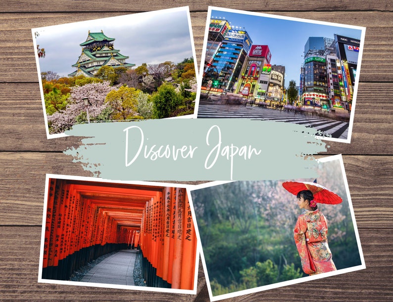 Japan Bucket List Printable Japan Travel Planner Checklist - Etsy