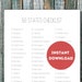 50 States Checklist Printable | US States Bucket List Challenge ...