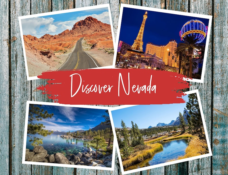 Nevada Bucket List Printable | Family Road Trip 50 States Travel ...