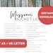 Missouri Bucket List Printable America's 50 States - Etsy