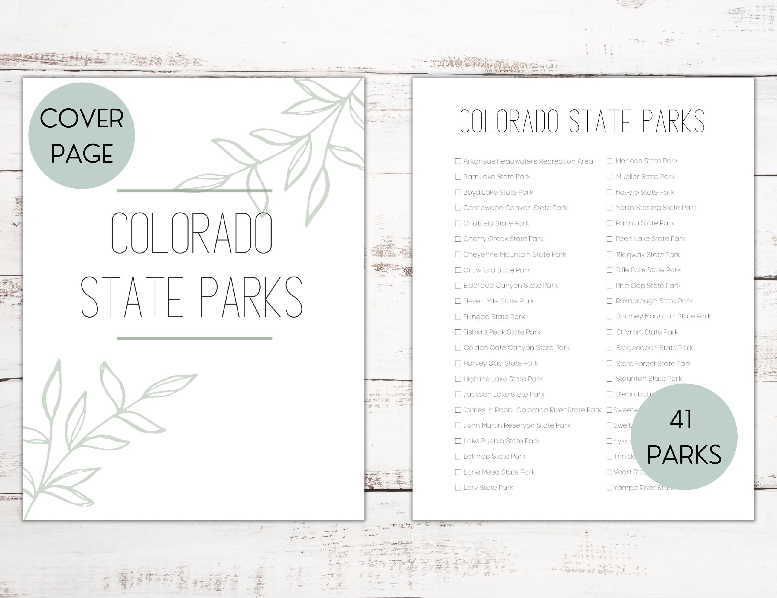 Colorado State Parks and Recreation Checklist | Colorado Park Tracker ...