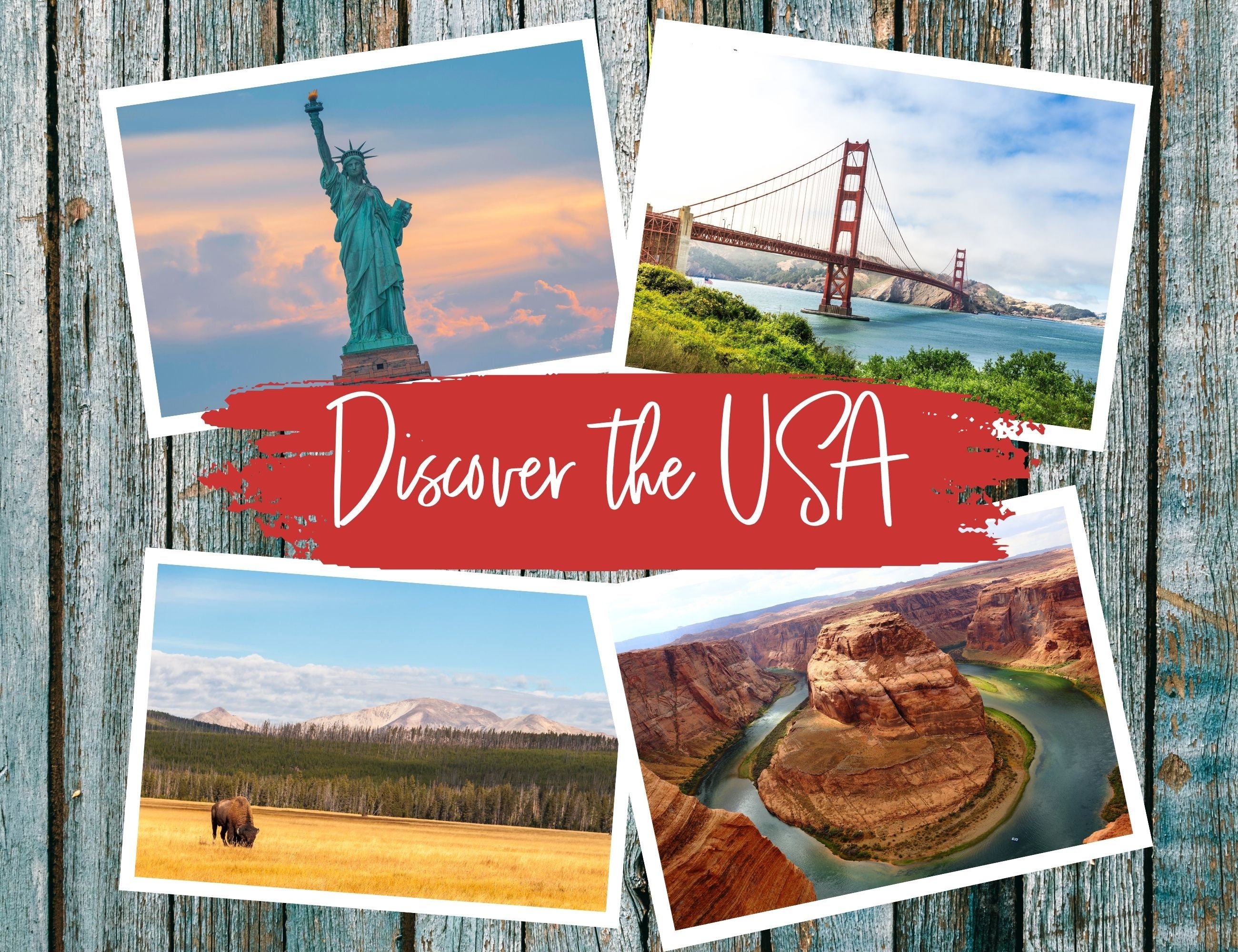 US Bucket List Printable | America's 50 States Travel Planner Checklist ...