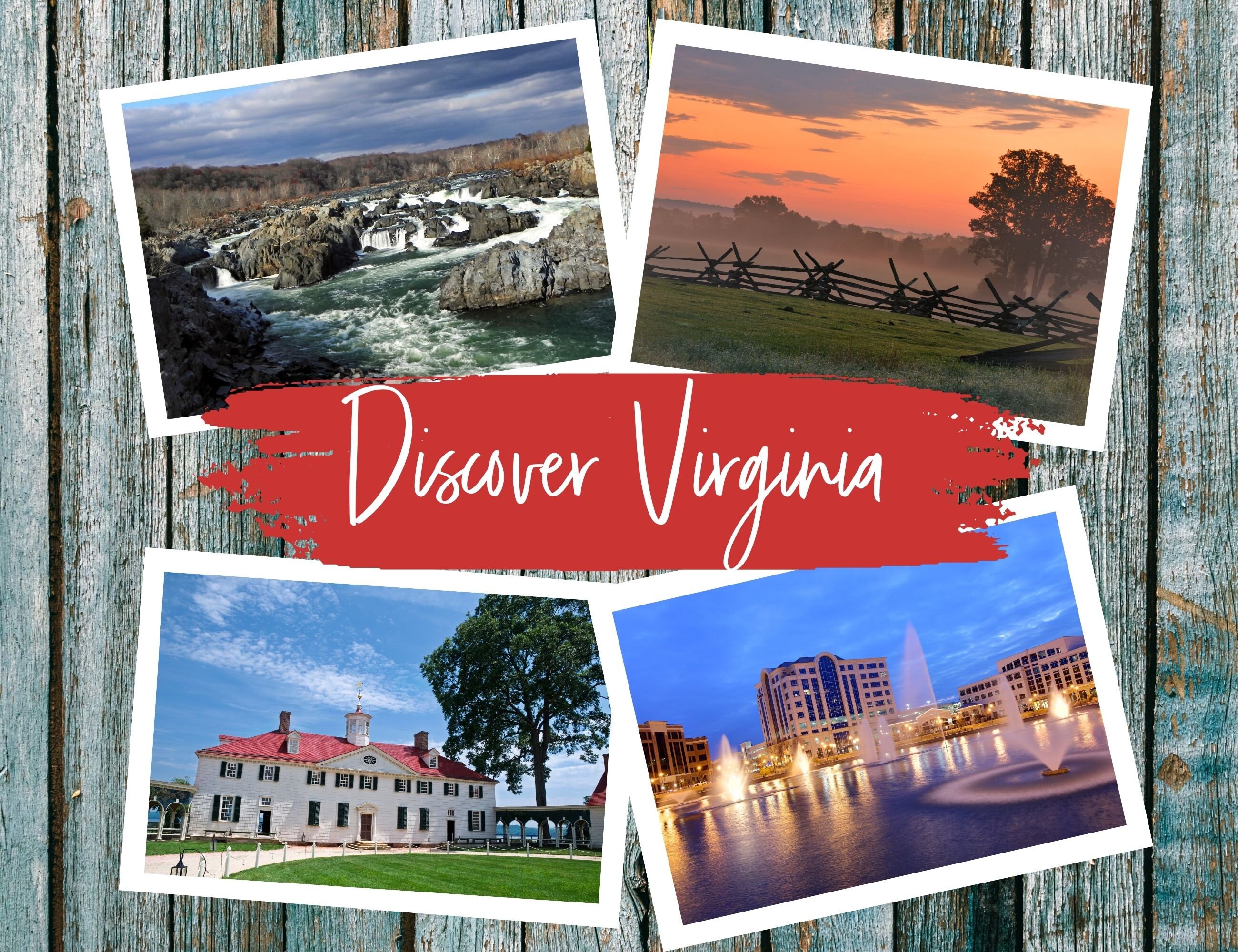 Virginia Bucket List Printable | America's 50 States Travel Planner ...