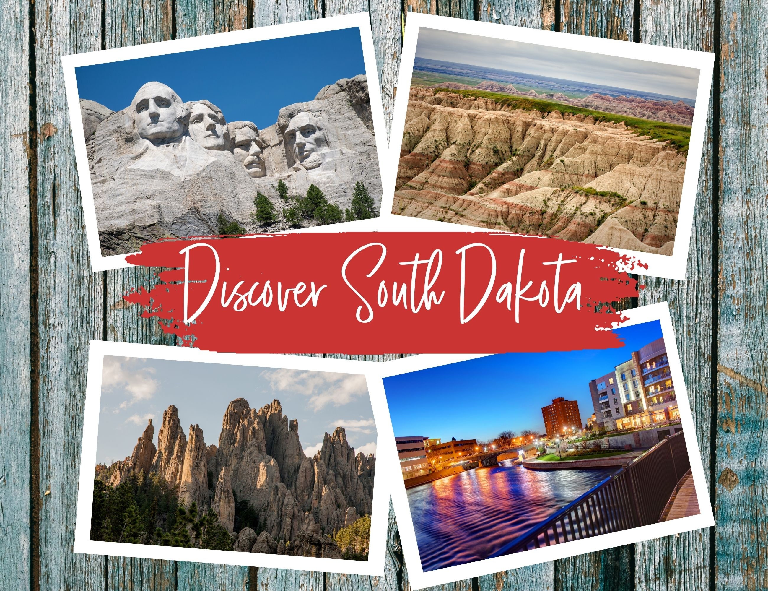 South Dakota Bucket List Printable | America's 50 States Travel Planner ...