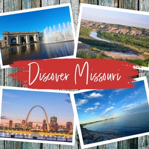 Missouri Bucket List Printable America's 50 States - Etsy