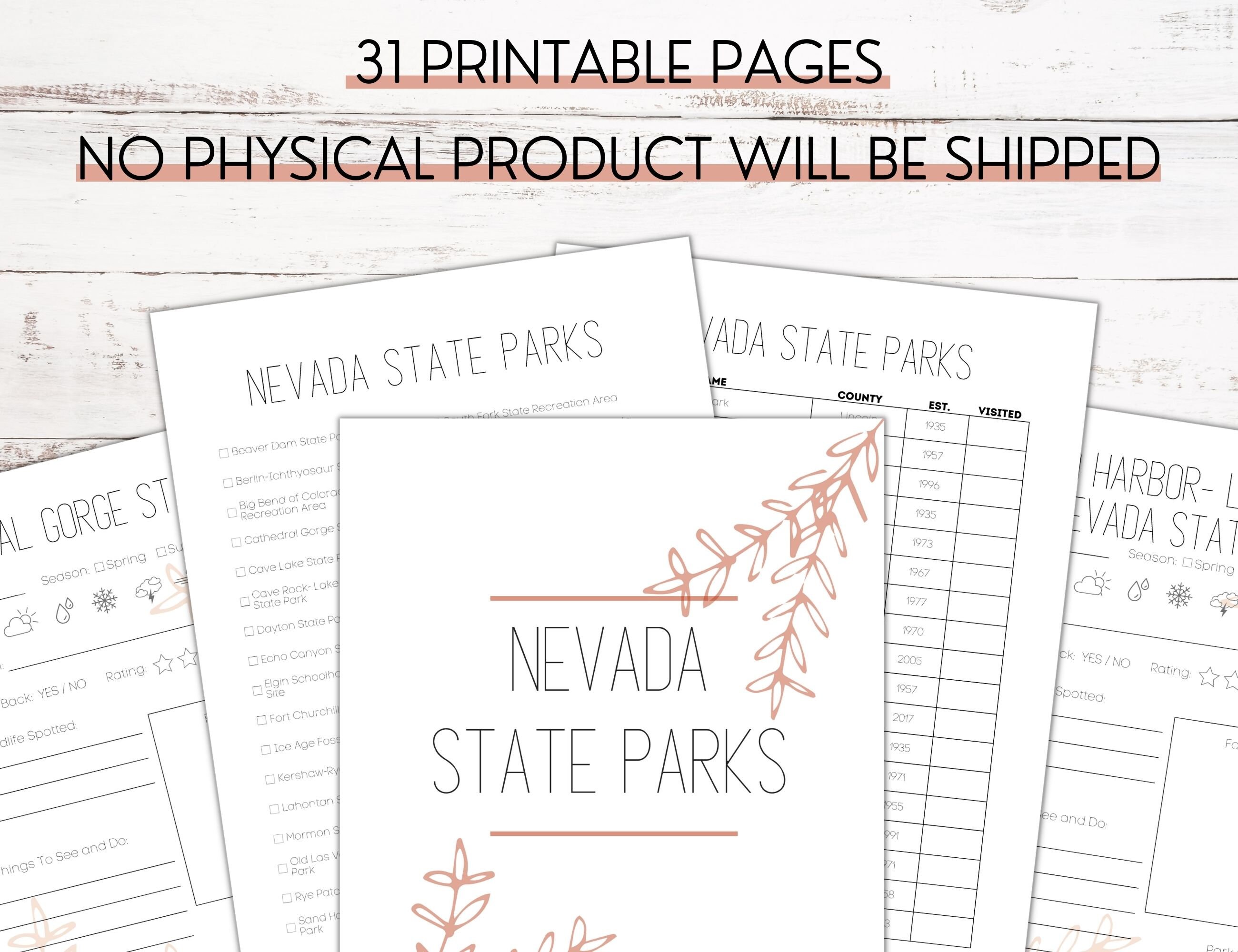 Nevada State Parks and Recreation Checklist | State Parks Travel ...