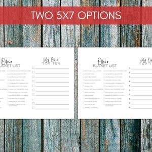 Ohio Bucket List Printable America's 50 States Travel - Etsy