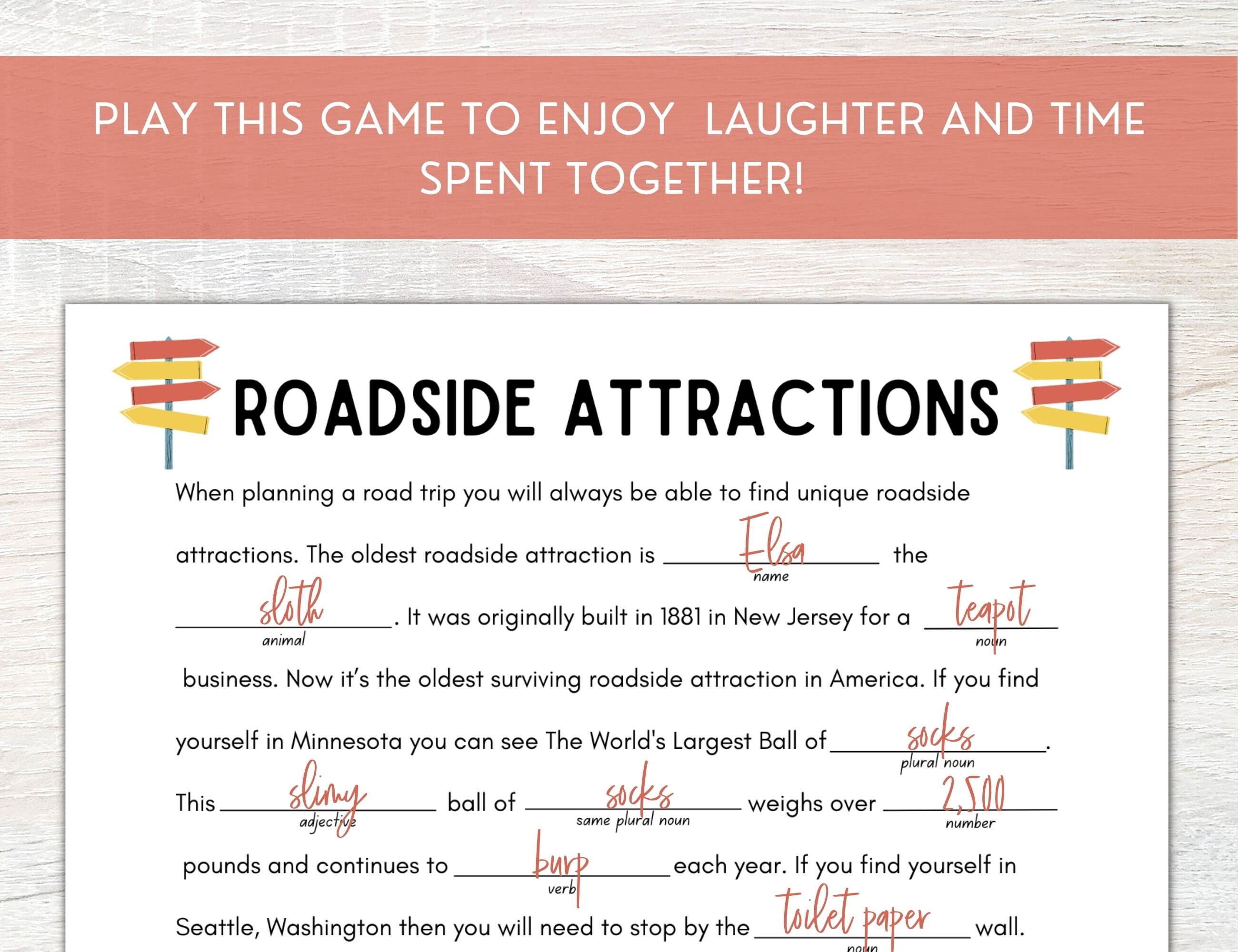 Family Road Trip Games | Printable Travel Games for Friends | Funny ...