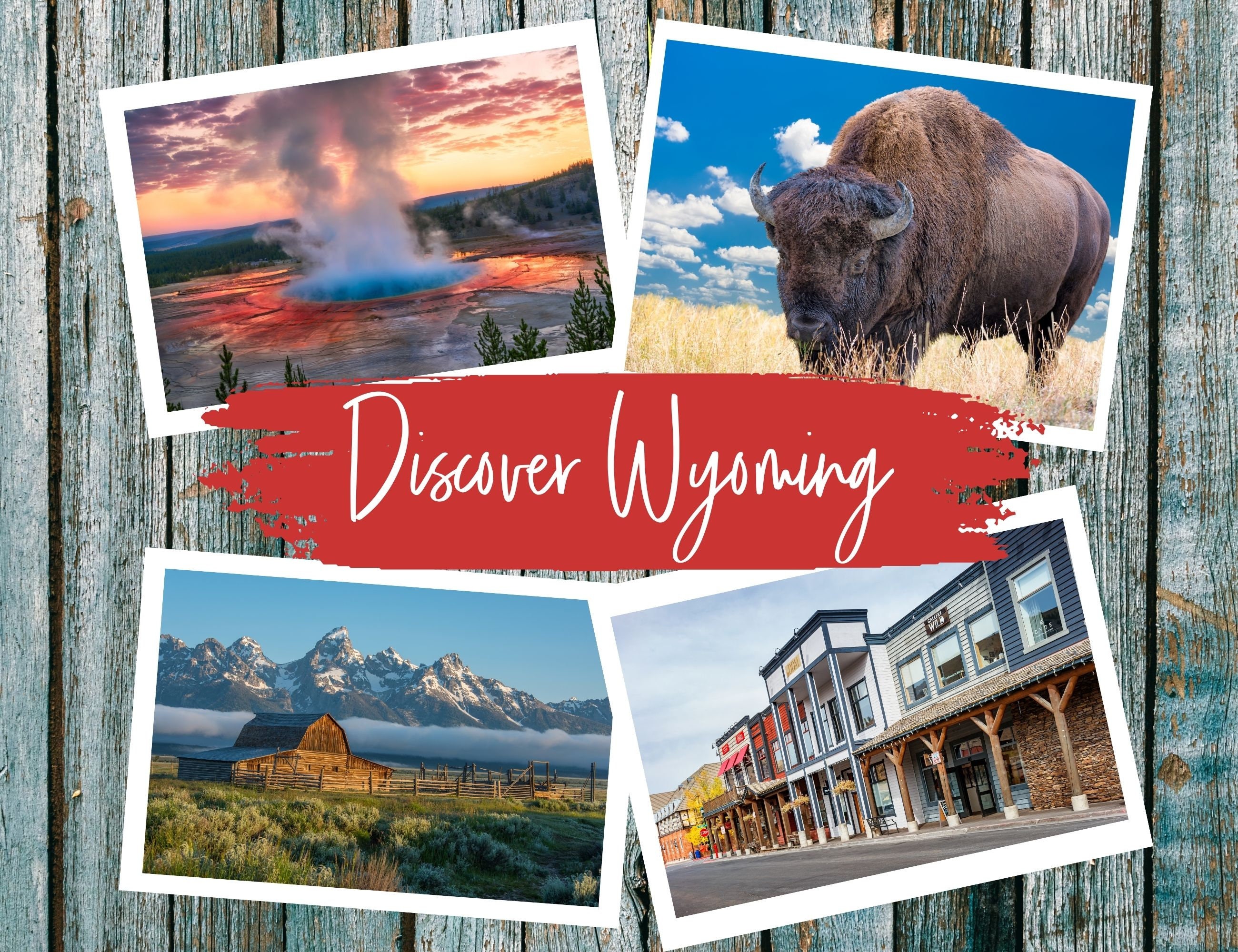 Wyoming Bucket List Printable | America's 50 States Travel Planner ...