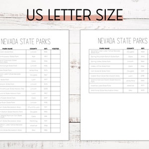 Nevada State Parks and Recreation Checklist | State Parks Travel ...