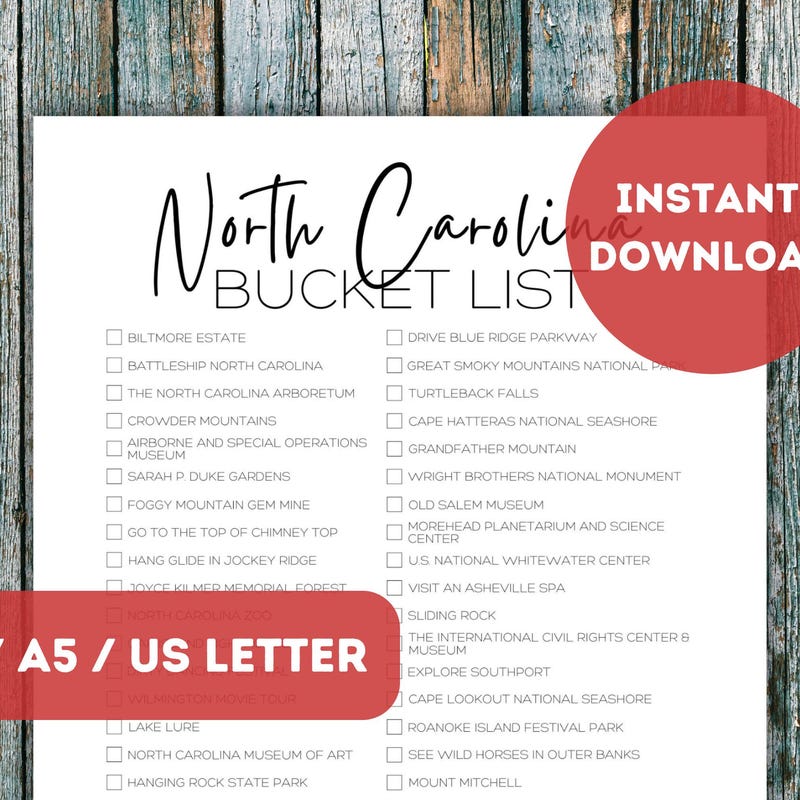 Adventure Bucket List Cards - Etsy