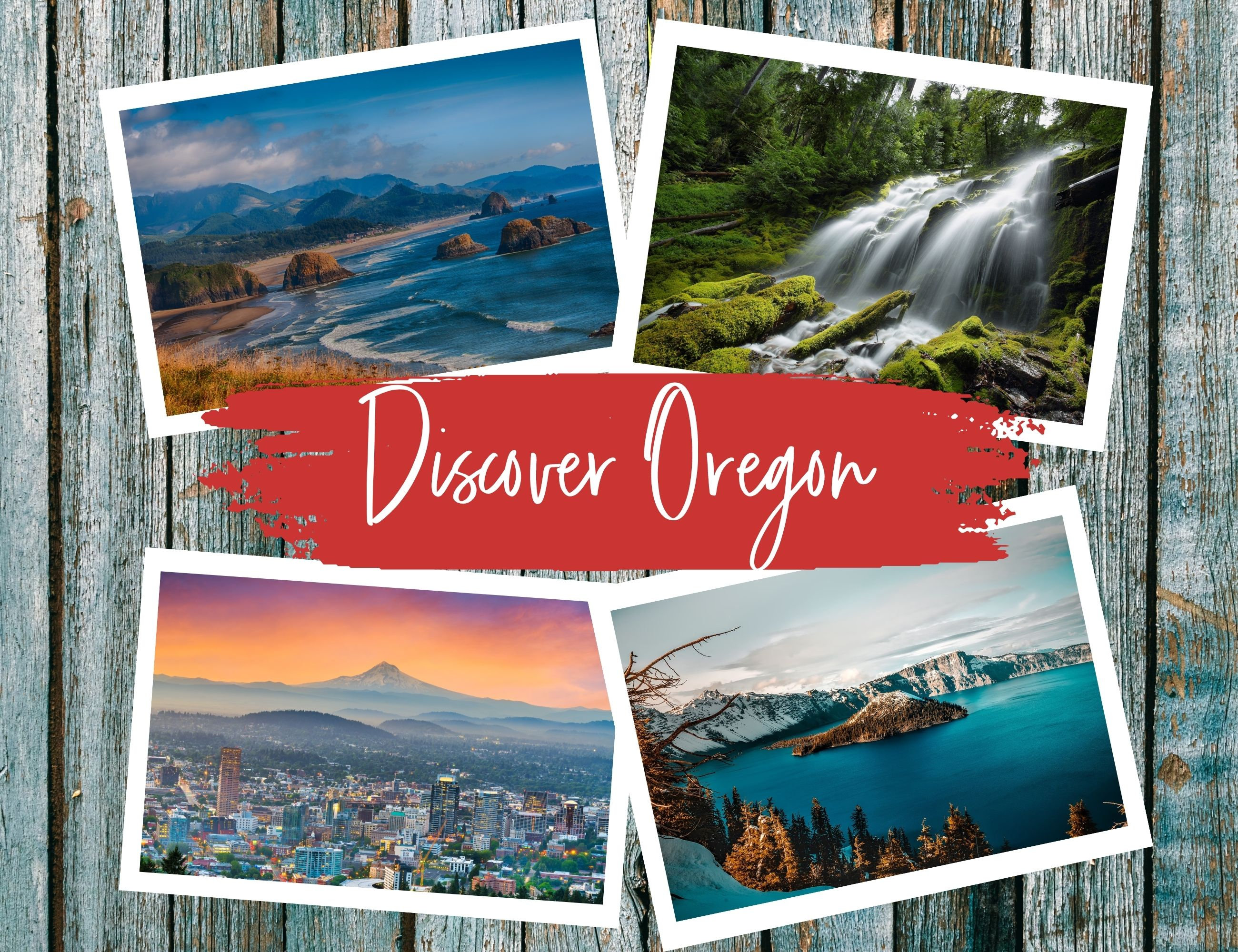 Oregon Bucket List Printable America's 50 States Travel Planner ...