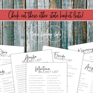 Missouri Bucket List Printable America's 50 States - Etsy