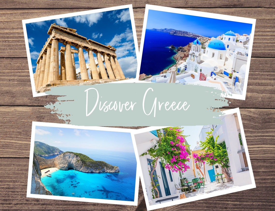 Greece Bucket List Printable Greece Travel Planner Checklist Greece ...