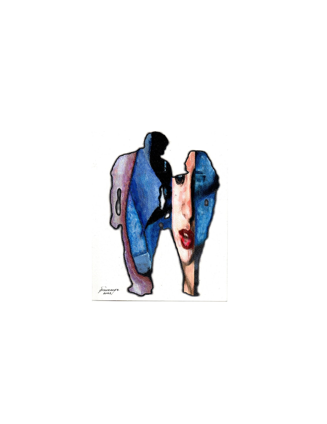 Indecent Proposition. Erotic Art. Original Art. Abstract Art - Etsy