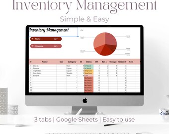 Simple Dated Restaurant Par Sheet - Order Delivery - Inventory Tracker ...
