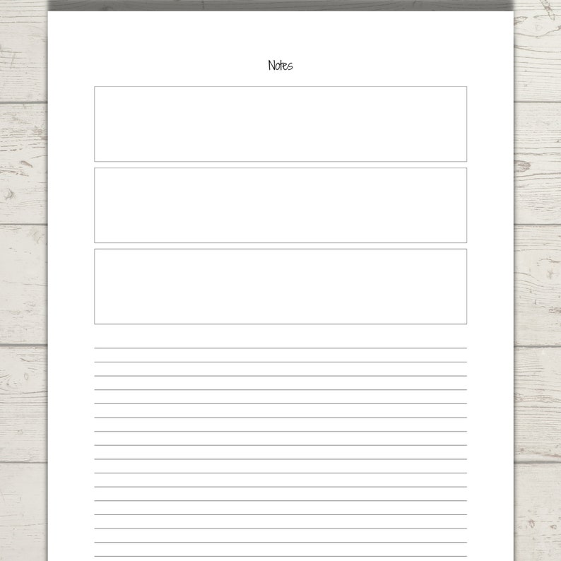 Printable Lined Paper Bundle: US Letter Size (digital Download) - Etsy