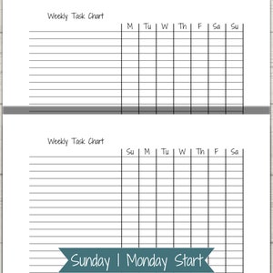 Checklist Template Daily Habit Tracker Cleaning Checklist - Etsy
