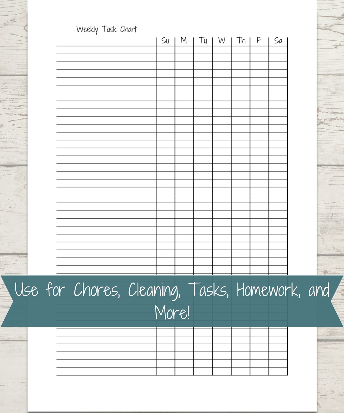 Checklist Template, Daily Habit Tracker, Cleaning Checklist, Household ...