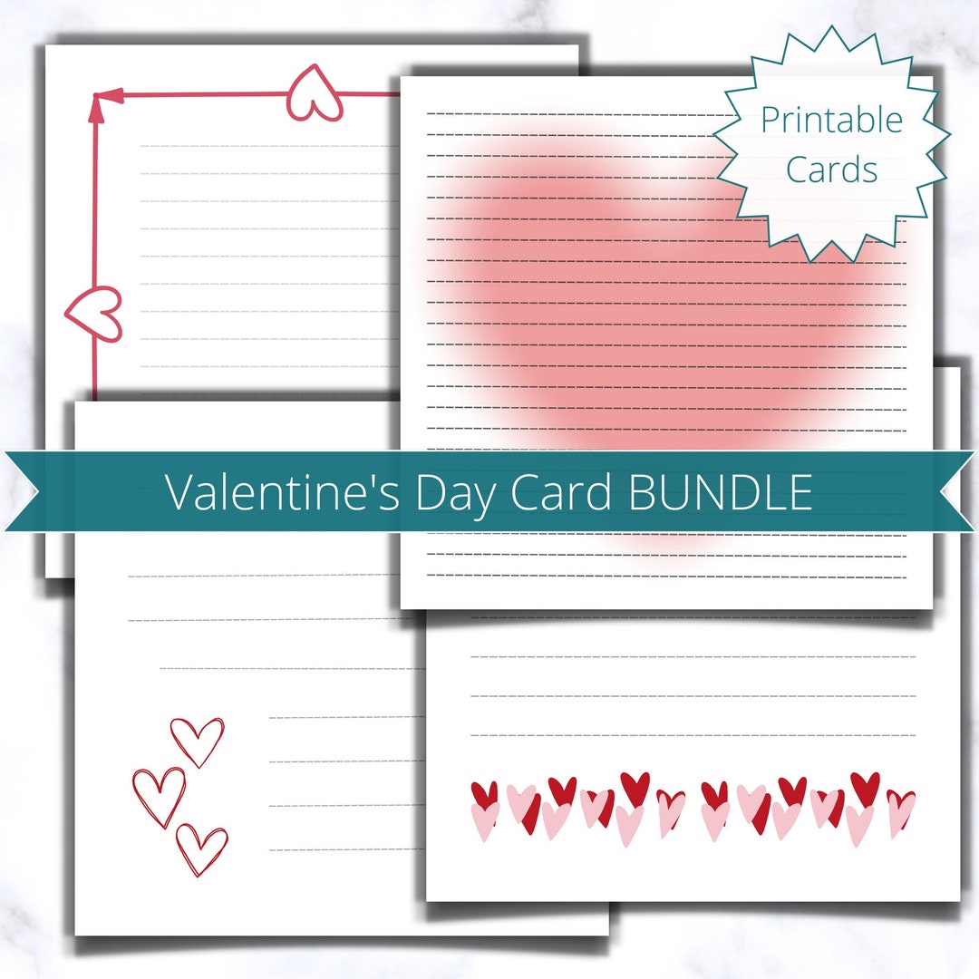 Printable Valentine's Day Cards, Classroom Valentines, Valentine ...