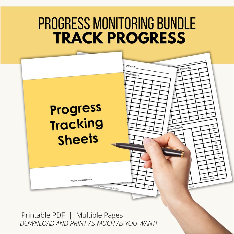 Weekly Phonics Progress Monitoring Bundle (Download Now) - Etsy