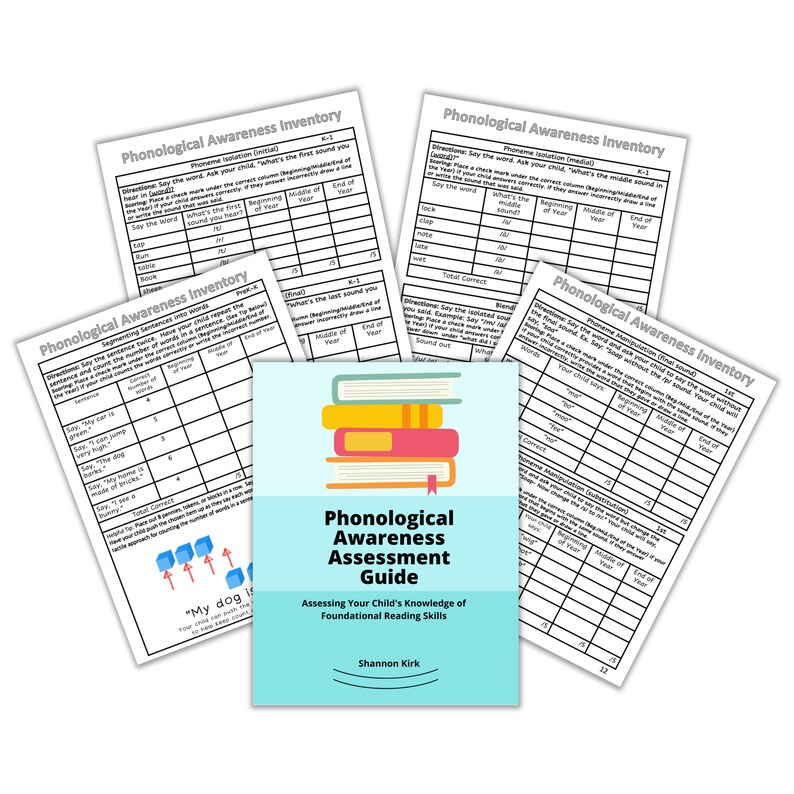 Phonological Awareness Assessment Guide - Etsy