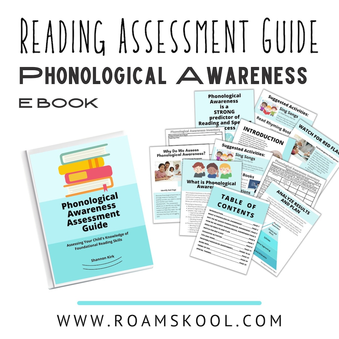 Phonological Awareness Assessment Guide - Etsy
