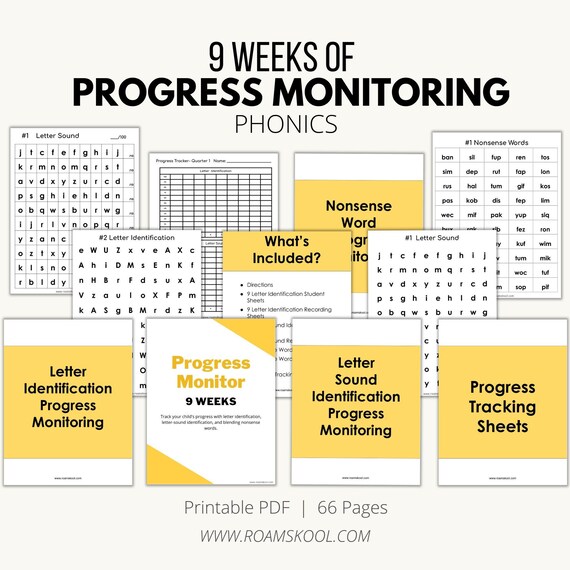 Weekly Phonics Progress Monitoring Bundle | Etsy