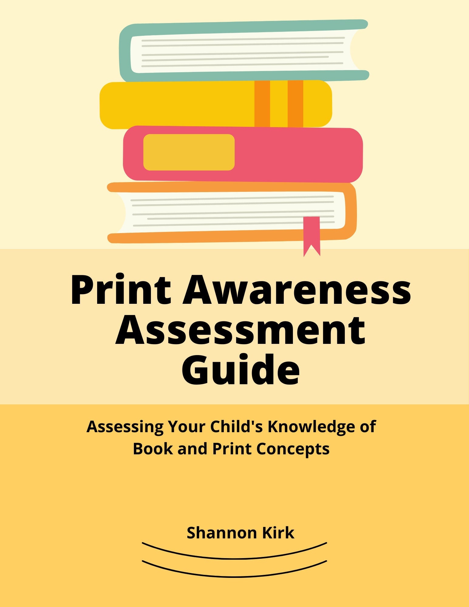 Print Awareness Assessment Guide - Etsy