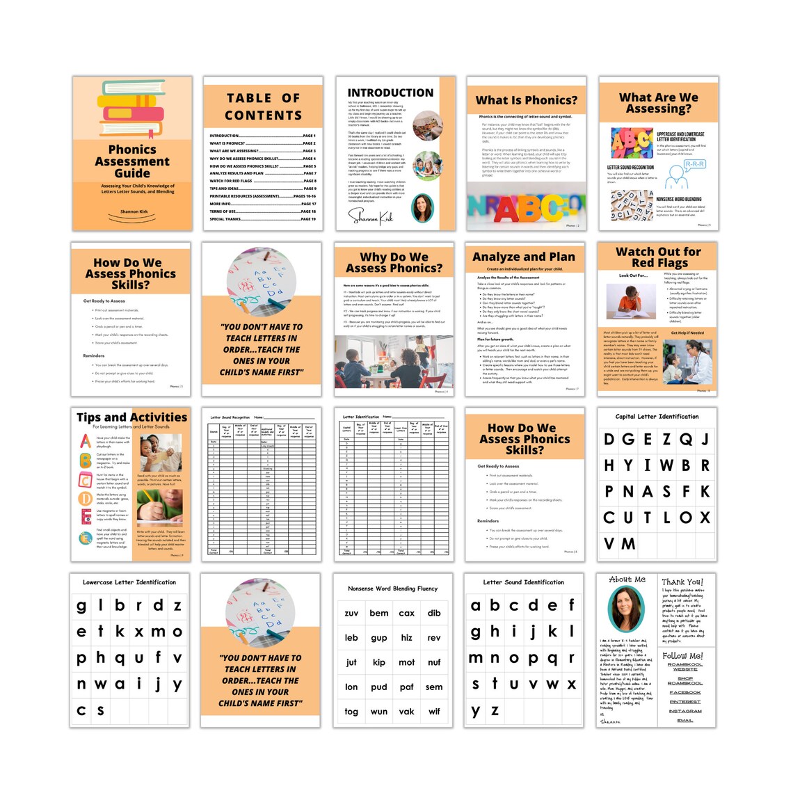 Phonics Assessment Guide - Etsy