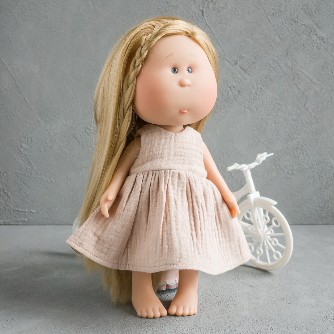 Handmade Cotton Dress for Nines D'onil Mia Doll. 30 Cm Nines D'onil Mia ...