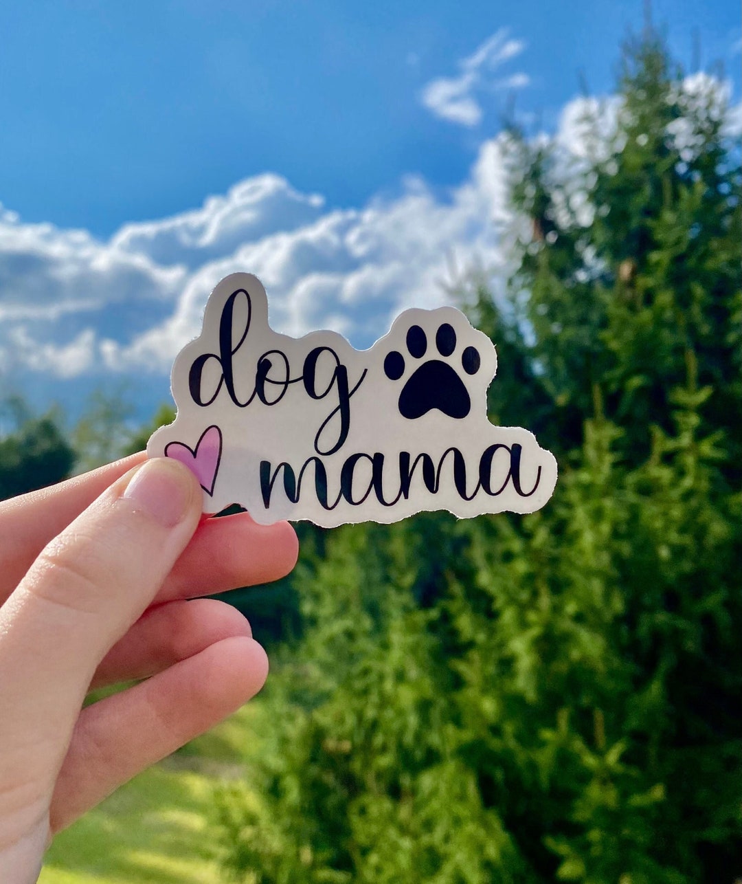Dog Mama Sticker - Etsy
