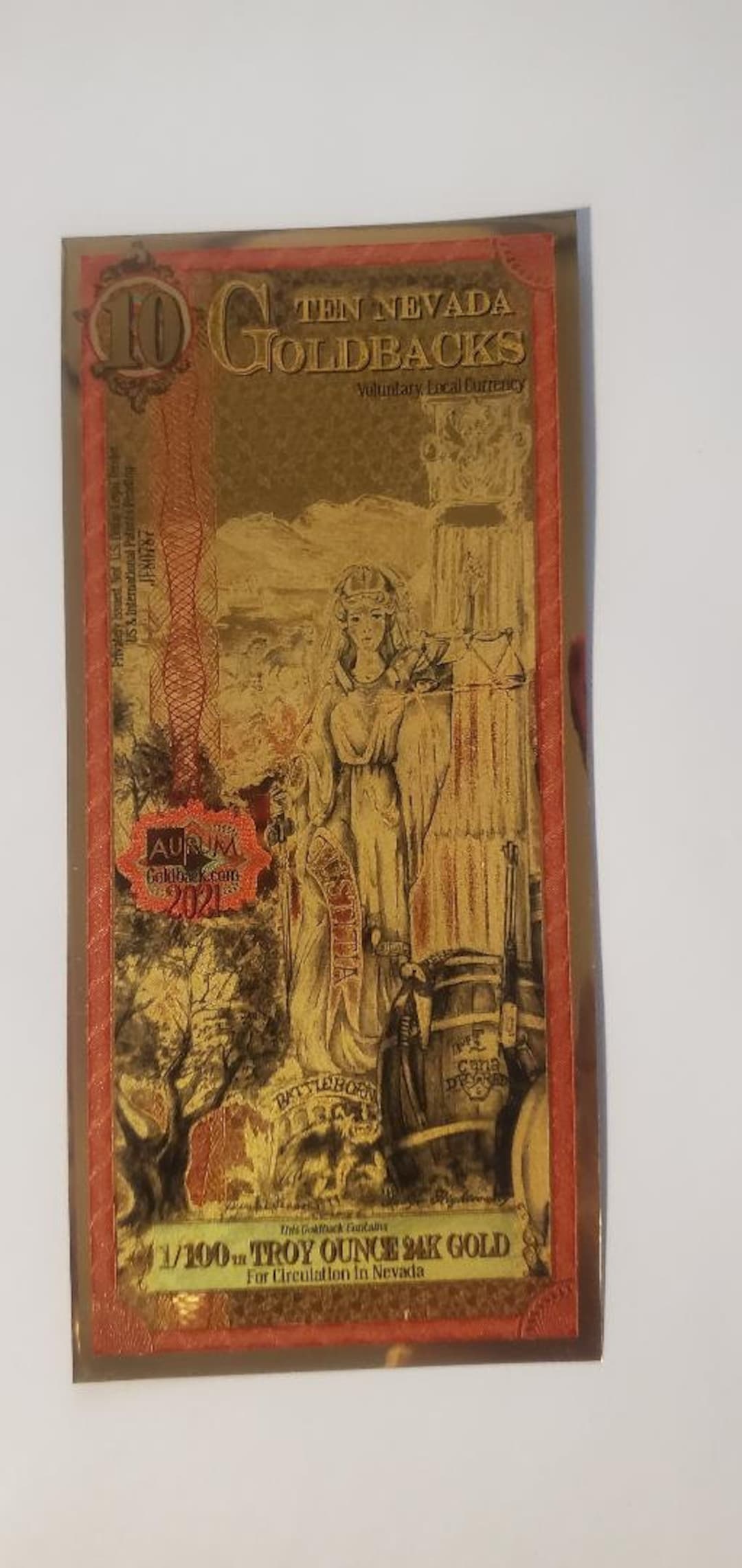 10 Goldback 1 Each the Goldback Solves the 2,600 Year “small Coin ...