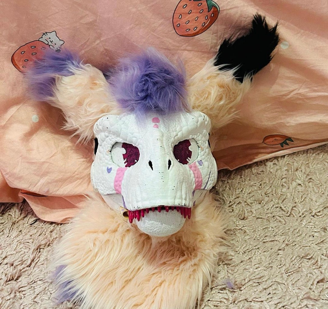 Dino Mask Fursuit Head - Etsy