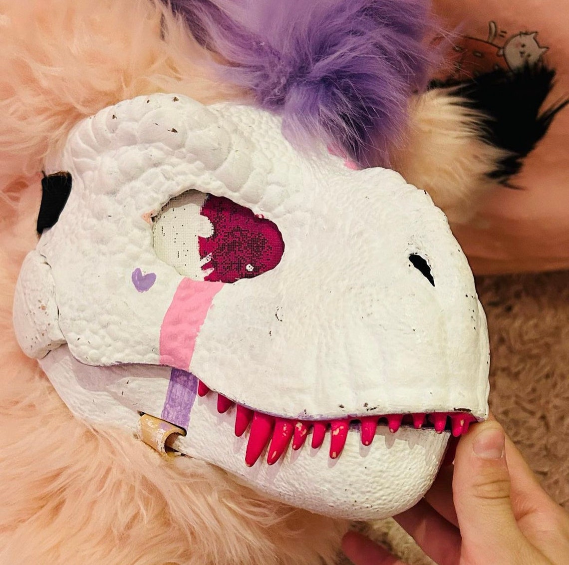 Dino Mask Fursuit Head - Etsy